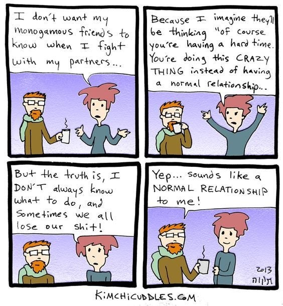 10 Comics That Show What Polyamorous Love Is Really Like | HuffPost