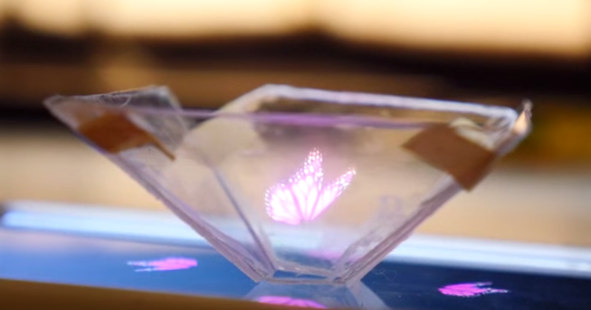 How To Make A 3D Hologram With Stuff You Already Own
