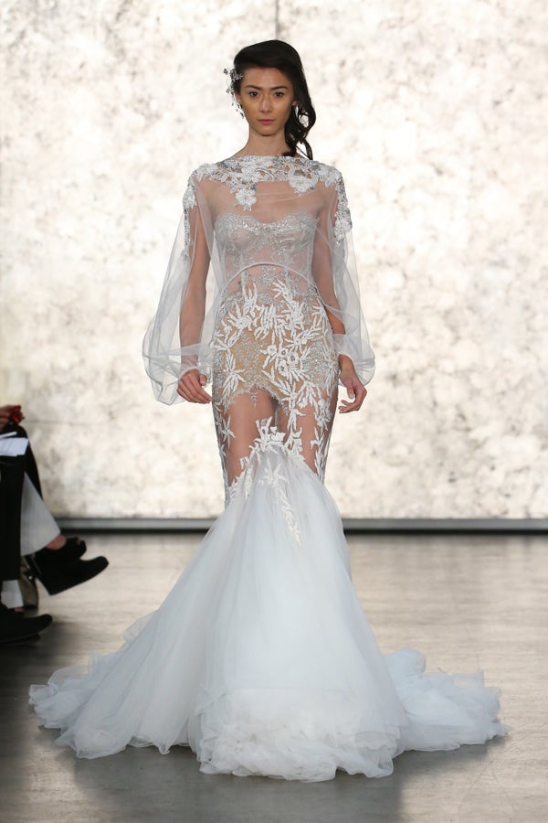 The 15 Most Nsfw Wedding Dresses From Bridal Fashion Week Huffpost