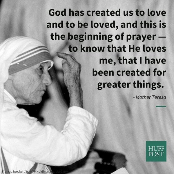 Mother Teresa Bible Quotes