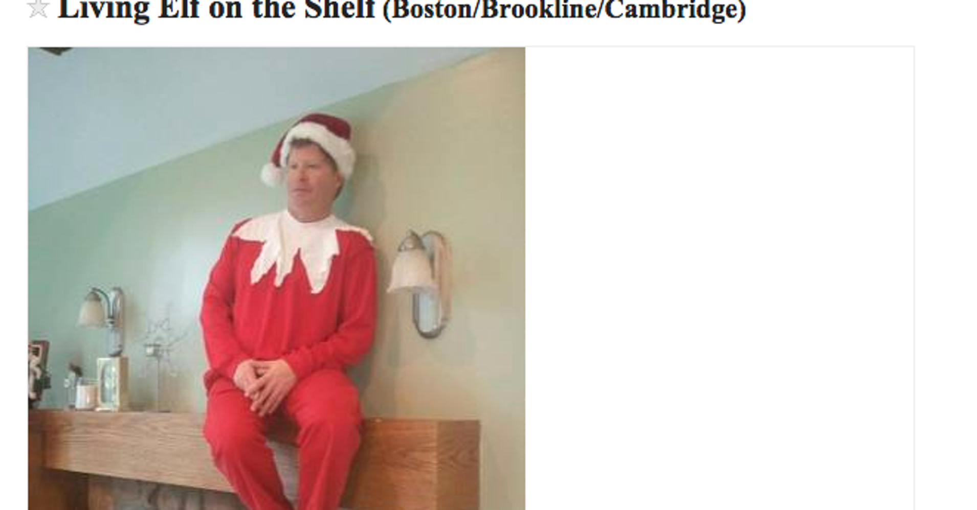 Human Elf On The Shelf Is So Creepy, It Just Might Work | HuffPost