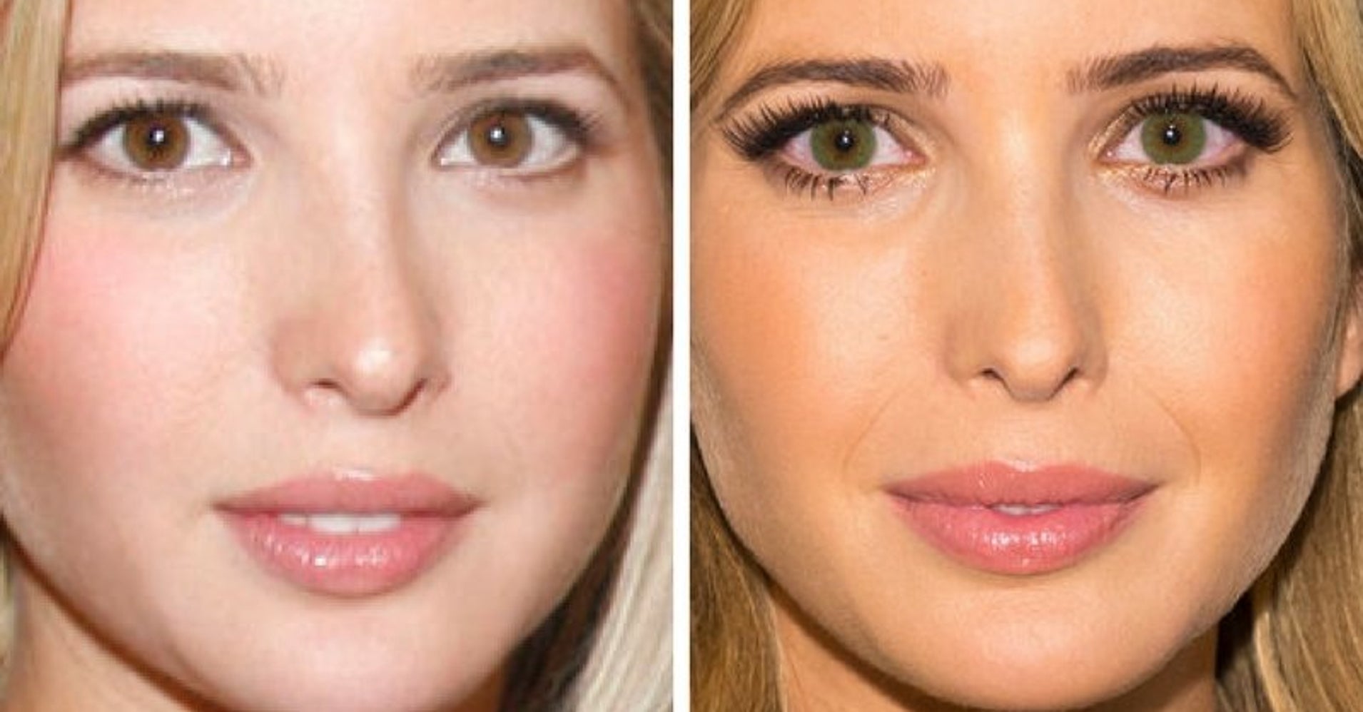 The Case Of Ivanka Trump And Her Magically Color-Changing Eyes | HuffPost