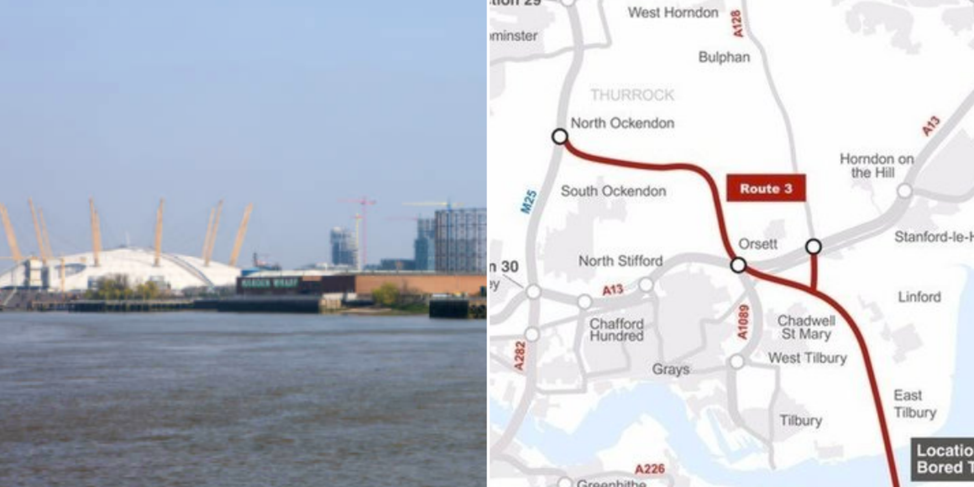 Lower Thames Crossing Map: Tunnel Under River Expected To Be Choice For ...