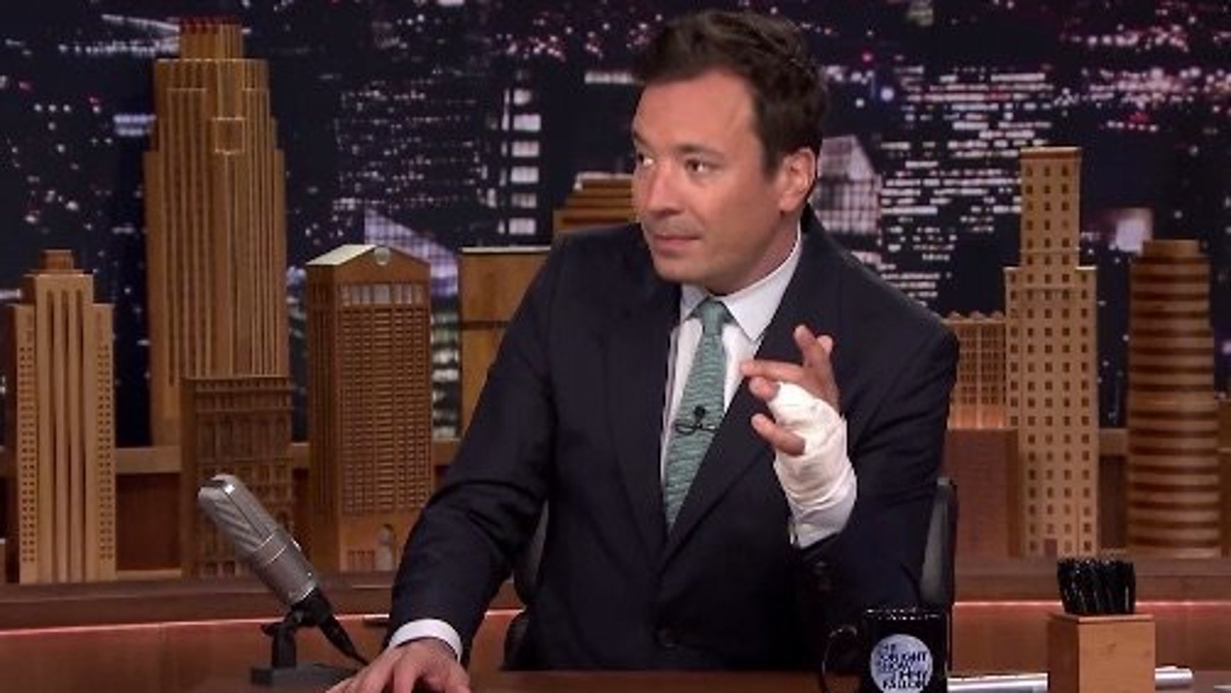 Jimmy Fallon Gets Heartfelt After Revealing He Almost Lost His Finger ...