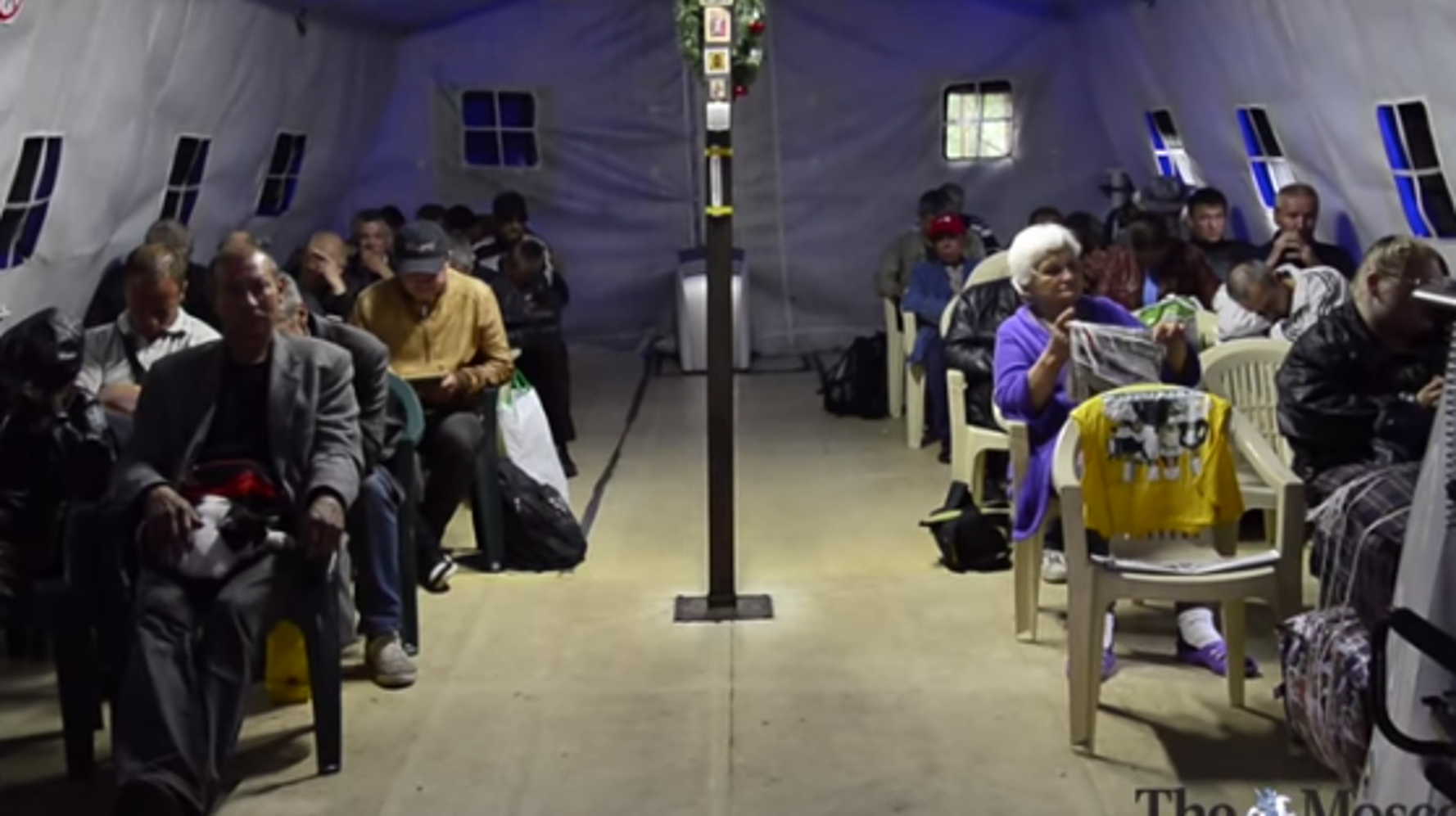 Homeless In Moscow Get Free Movie Nights As Temporary Retreat ...