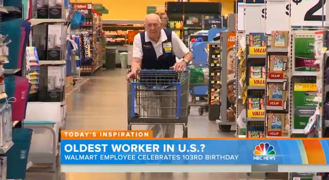 Walmart Employee Celebrates 103rd Birthday With Special Party ...