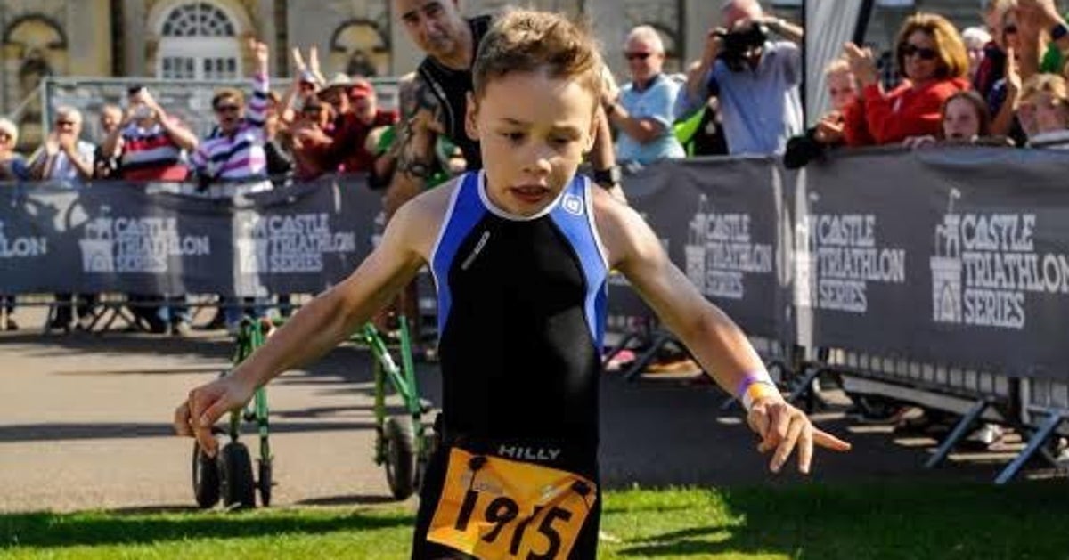 Watch Boy With Cerebral Palsy Cast Aside Walking Aid And Finish A ...