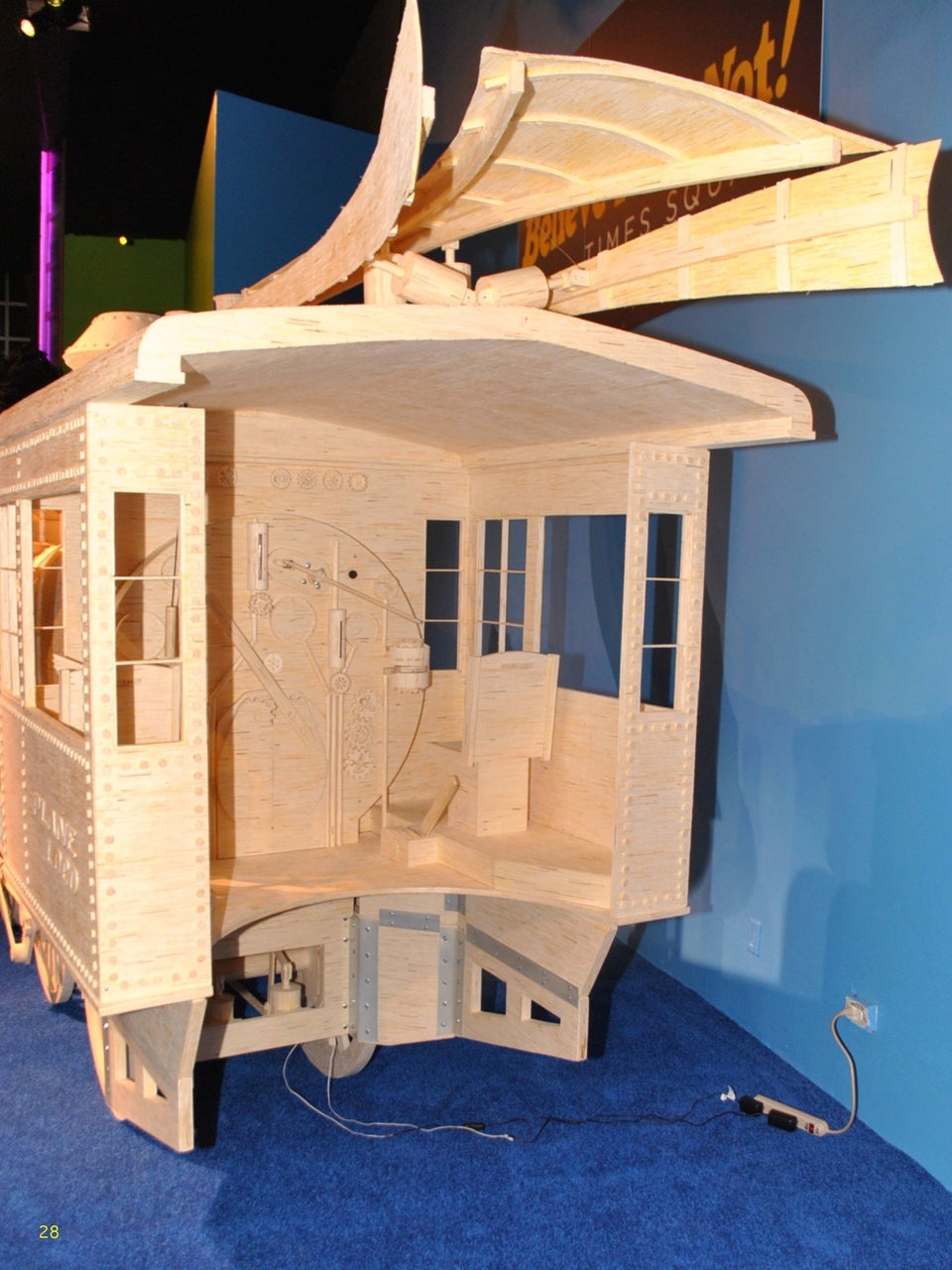 All Aboard! Highly Flammable Matchstick Train Rolls Into Ripley's ...