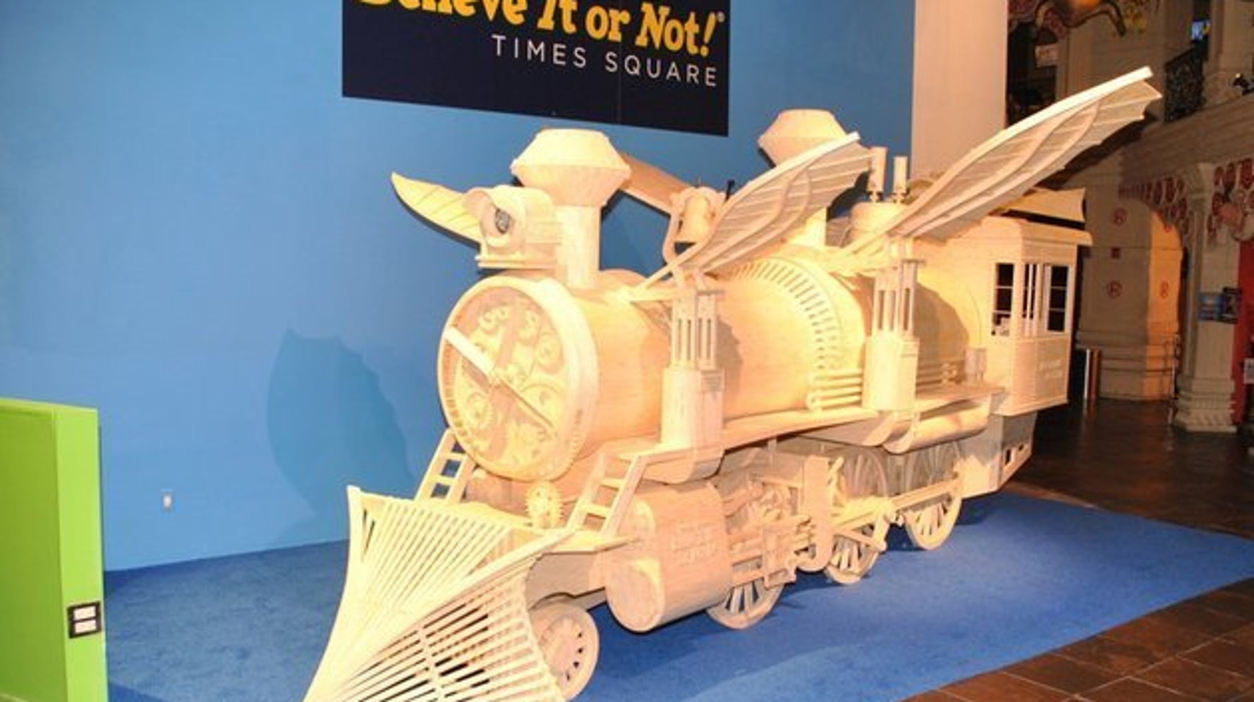 All Aboard! Highly Flammable Matchstick Train Rolls Into Ripley's ...