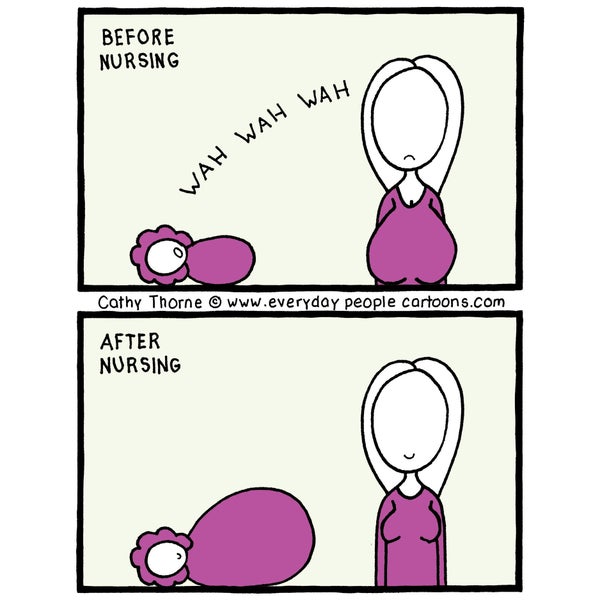 18 Comics That Capture The Reality Of Breastfeeding Huffpost