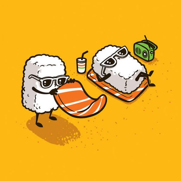 Hilarious Illustrations Imagine A Day In The Life Of Our Favorite Foods ...