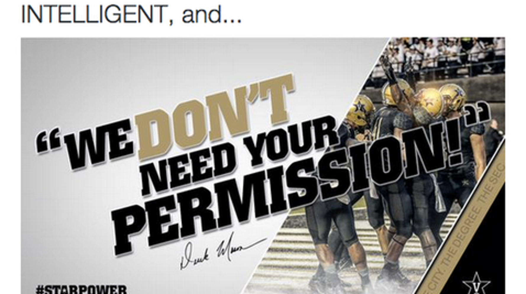 Vanderbilt Football Team Deletes Extremely Regrettable Tweet | HuffPost ...