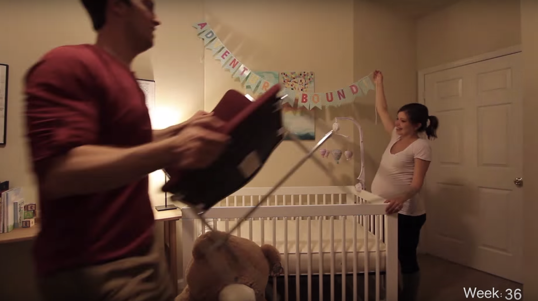 Creative Couple Captures Pregnancy Prep In Adorable Time-Lapse Video ...