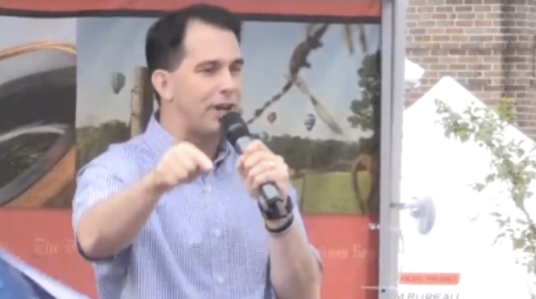 Scott Walker To Protester: 'I Am Not Intimidated By You' | HuffPost