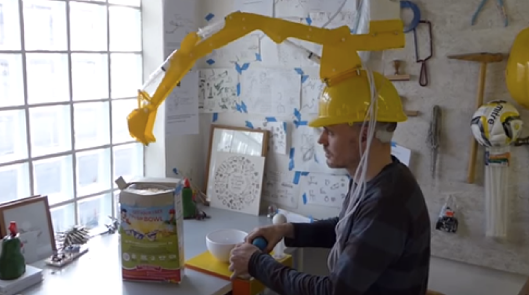 Why Pour Cereal From The Box When You Can Do It With A Crane ...