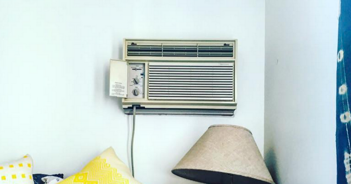 How To Decorate Around Your Hideous Air Conditioning Unit | HuffPost Life