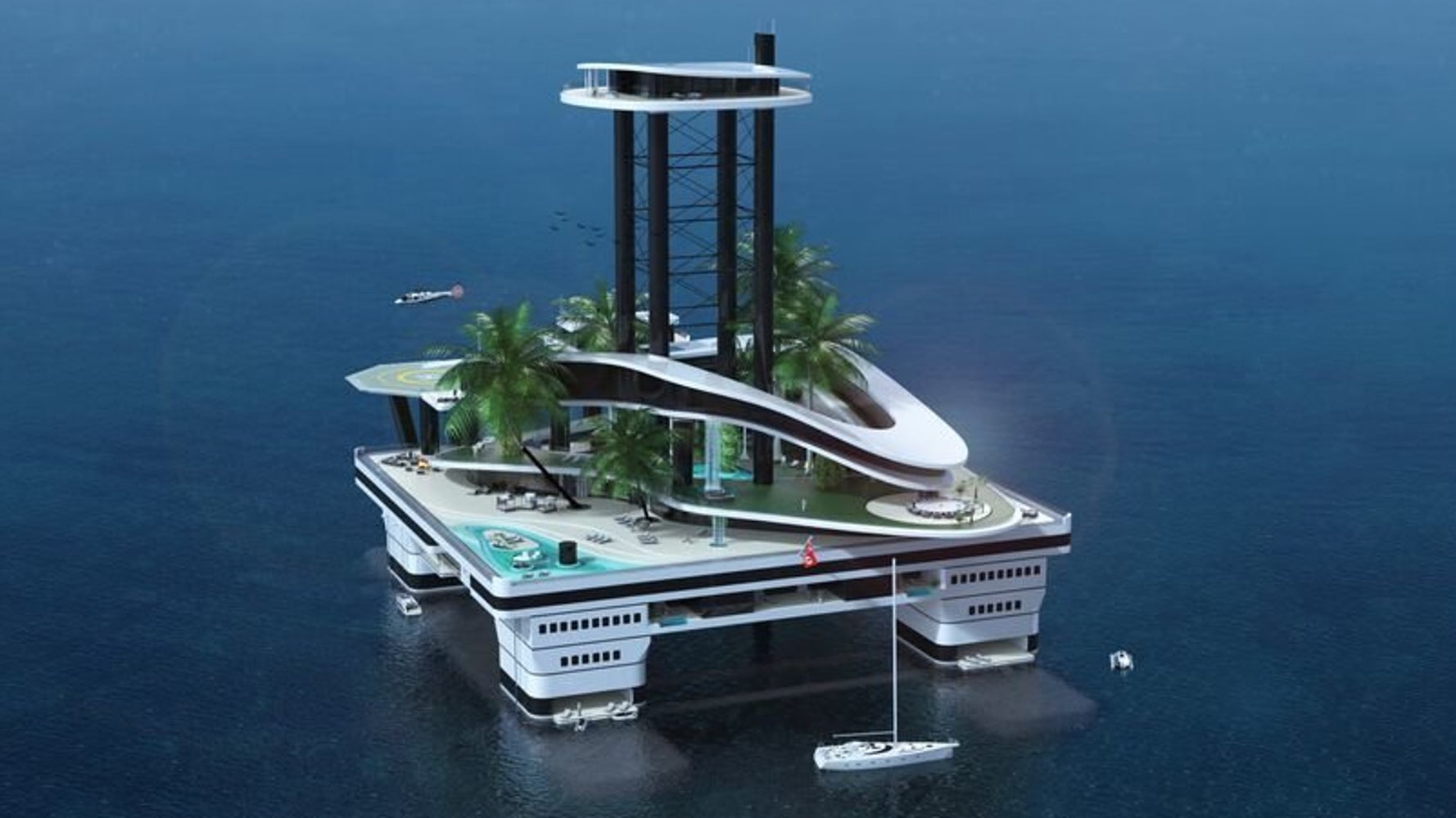 You Never Thought You Needed A Mobile Private Island... Until Now ...