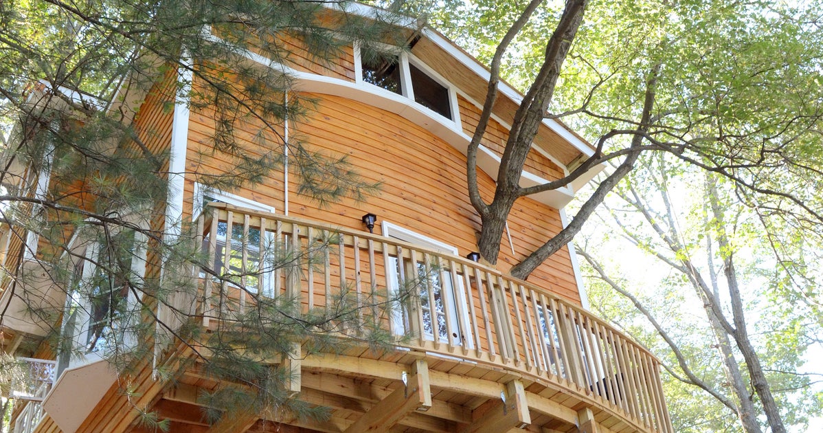 One Grandfather Built The Ultimate Treehouse For His Grandkids ...