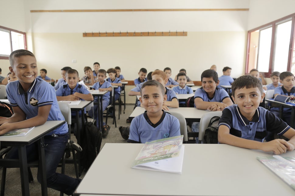 Amid The Ruins, Gaza's Children Are Back At School And Ready To Learn ...