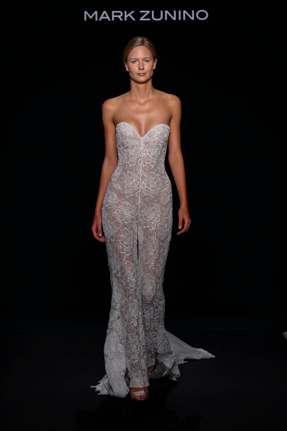 The 15 Most Nsfw Wedding Dresses From Bridal Fashion Week Huffpost Life