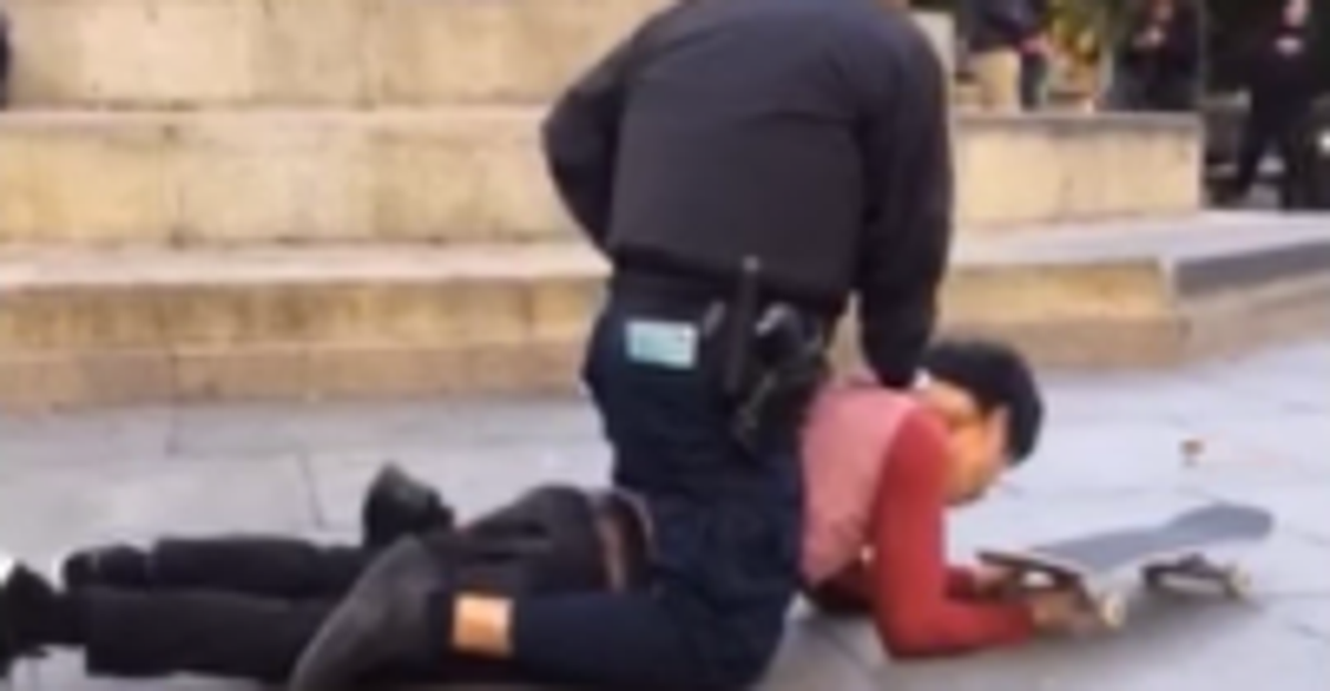 Video Shows NYPD Officer Tackle, Pepper-Spray Skateboarder | HuffPost ...
