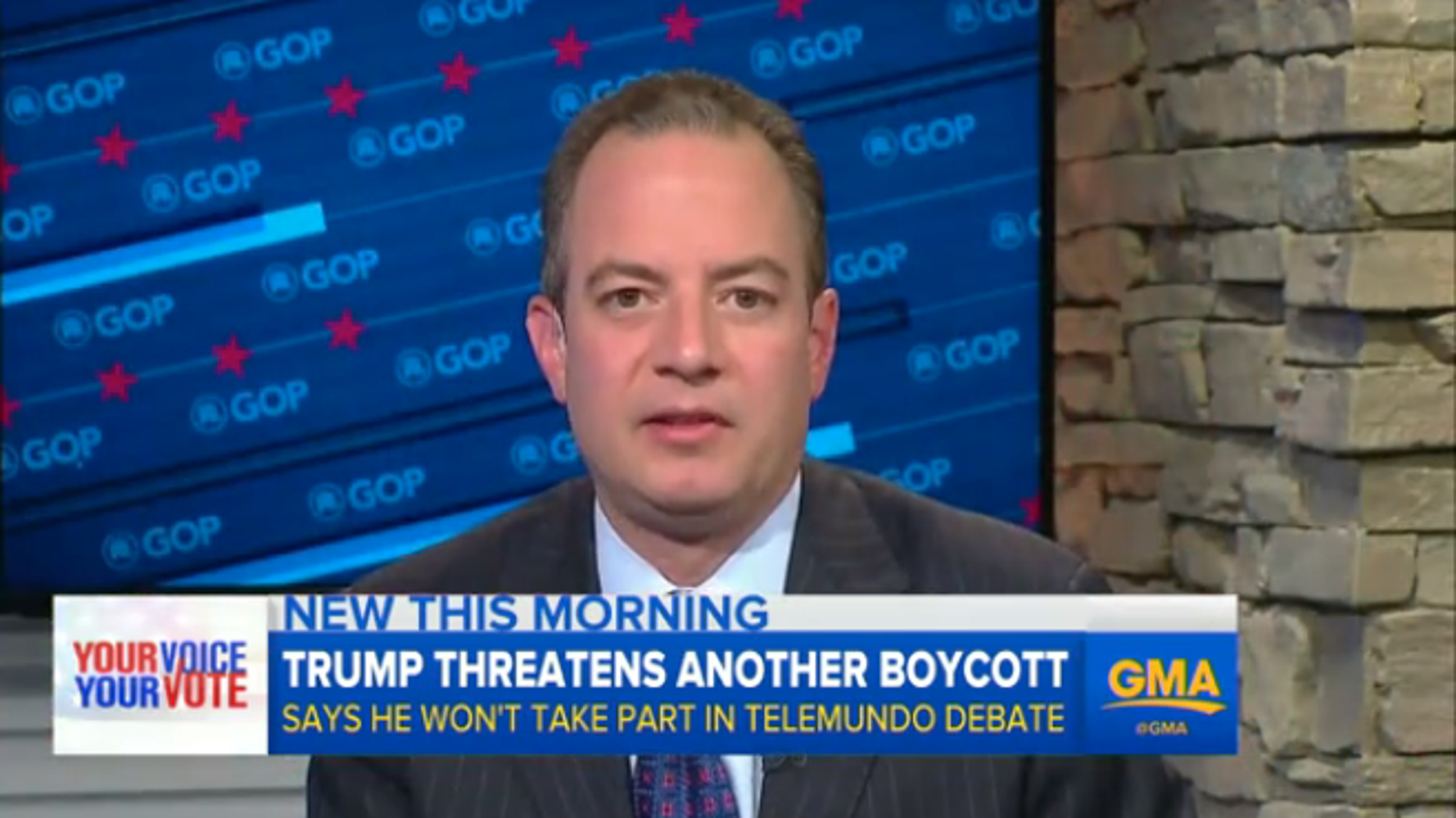 Reince Priebus: RNC Is Still In Control Of The GOP Debates | HuffPost