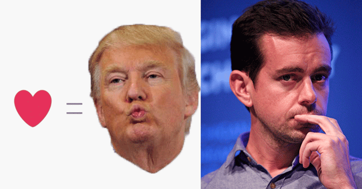 Twitter CEO: 'You Don't Like Hearts? How About Trump's Face ...