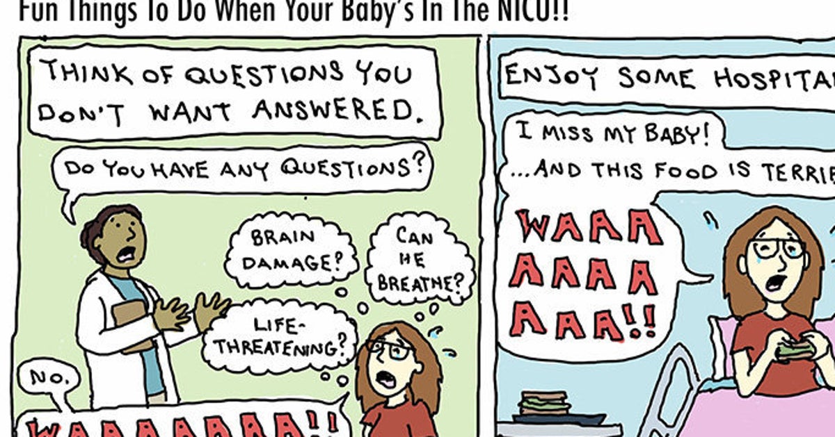 Mom's Comic Shows The Emotional Rollercoaster Of Being A NICU Parent ...