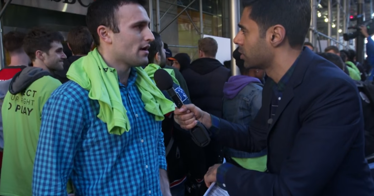 'The Daily Show' Bros Out With Some Fantasy Sports Brotestors ...