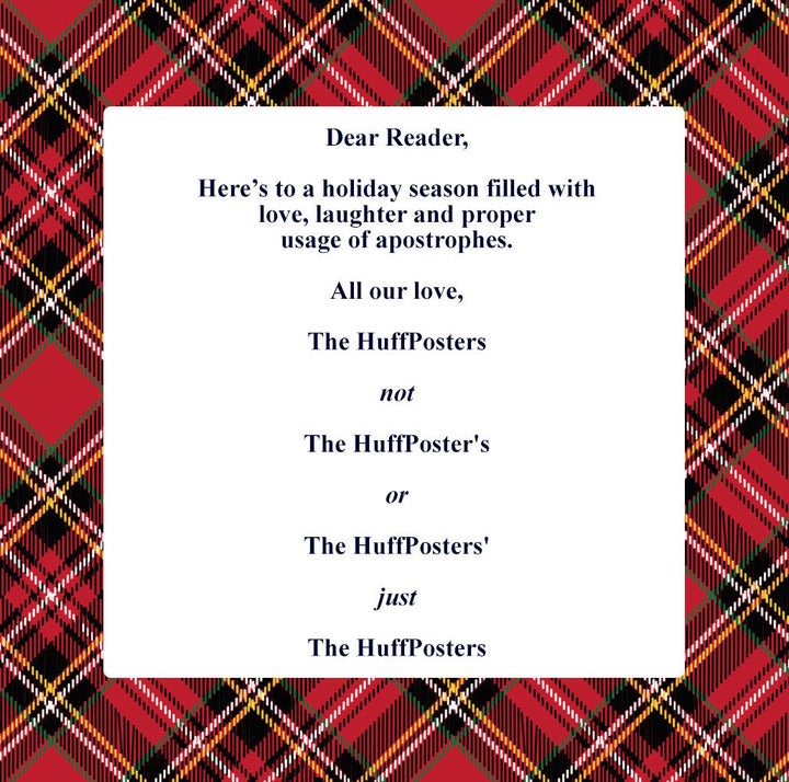 Don t Put The Apostrophe In The Wrong Place On Your Holiday Cards Don t Put The Apostrophe In The Wrong Place On Your Holiday Cards