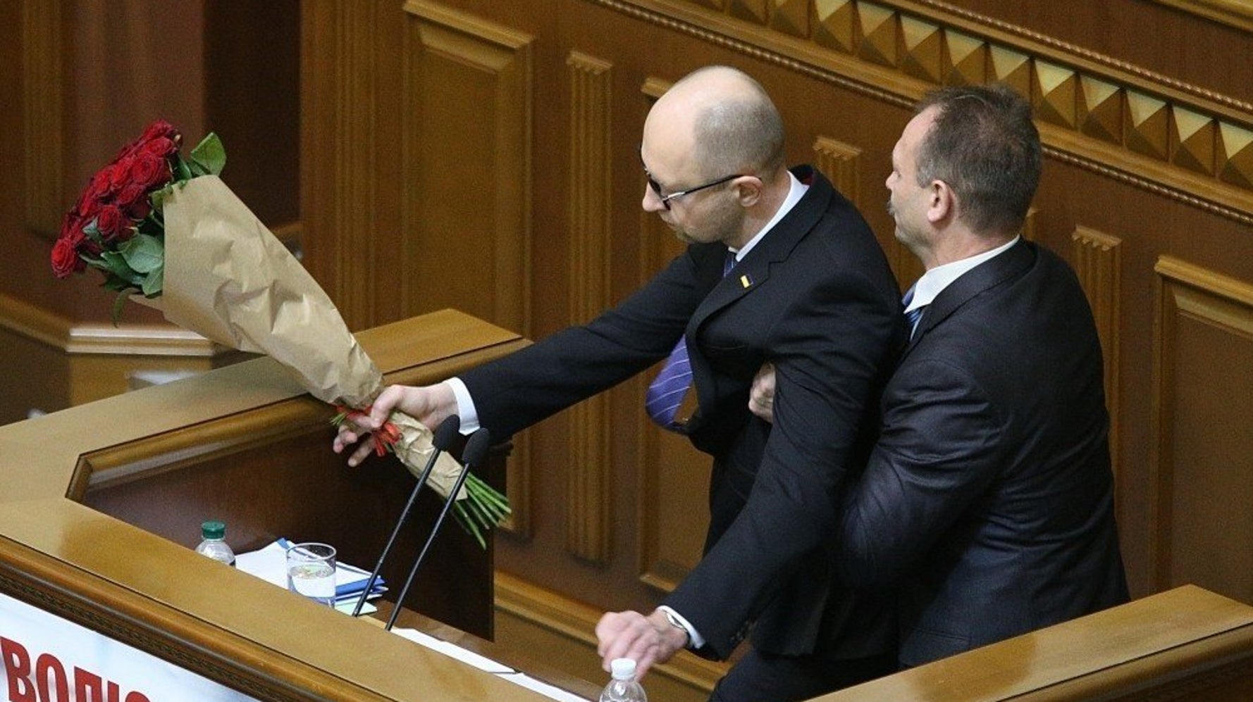 Ukraine Parliament Turns Into 'Fight Club' As Legislator Attacks Prime ...