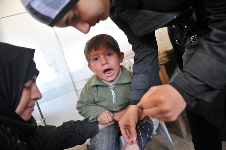A Flesh Sore Disease Epidemic Is Now Spreading Through Syria Huffpost