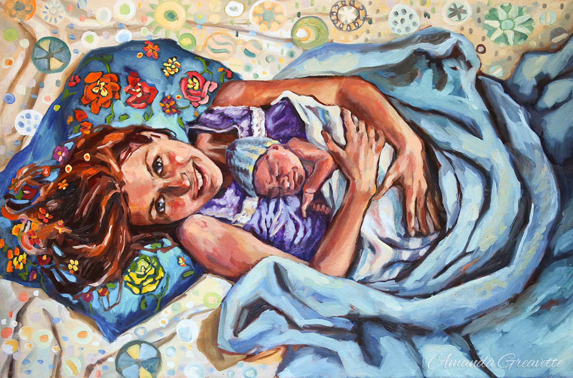31 Powerful Paintings That Capture The Beauty Of Birth And Pregnancy ...