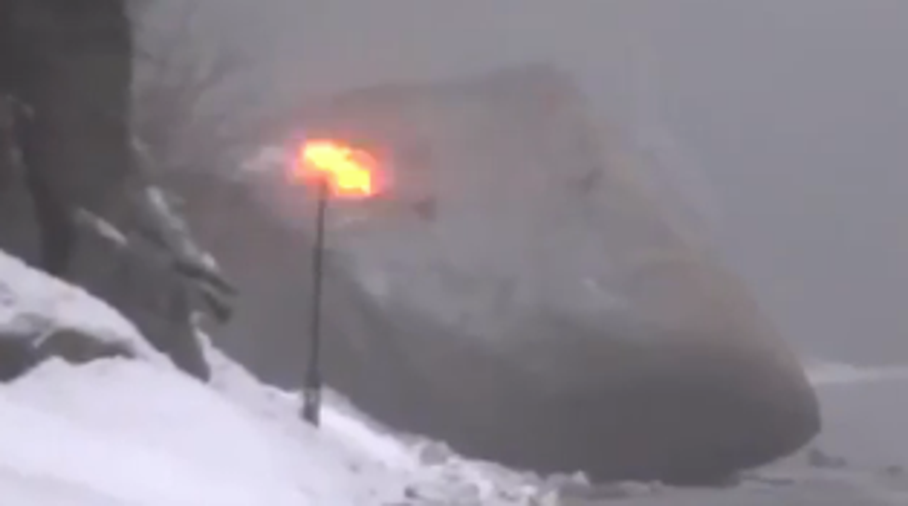 Road Crews Dynamite 20-Ton Boulder Blocking California Road | HuffPost ...