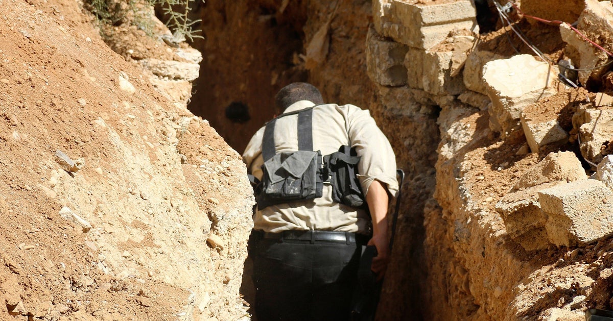 Starving Syrians Use Underground Route To Escape Besieged Town ...