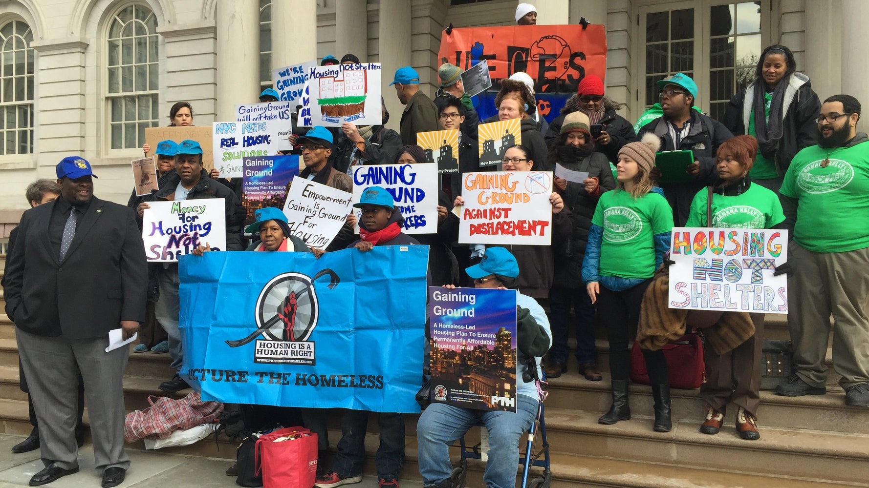 NYC Homeless Call For Better, Permanent Low-Income Housing | HuffPost ...