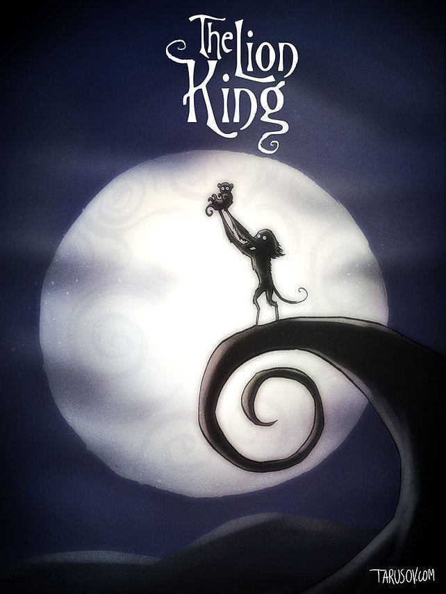 Disney Classics Reimagined As Tim Burton Films Are Delightfully Creepy ...