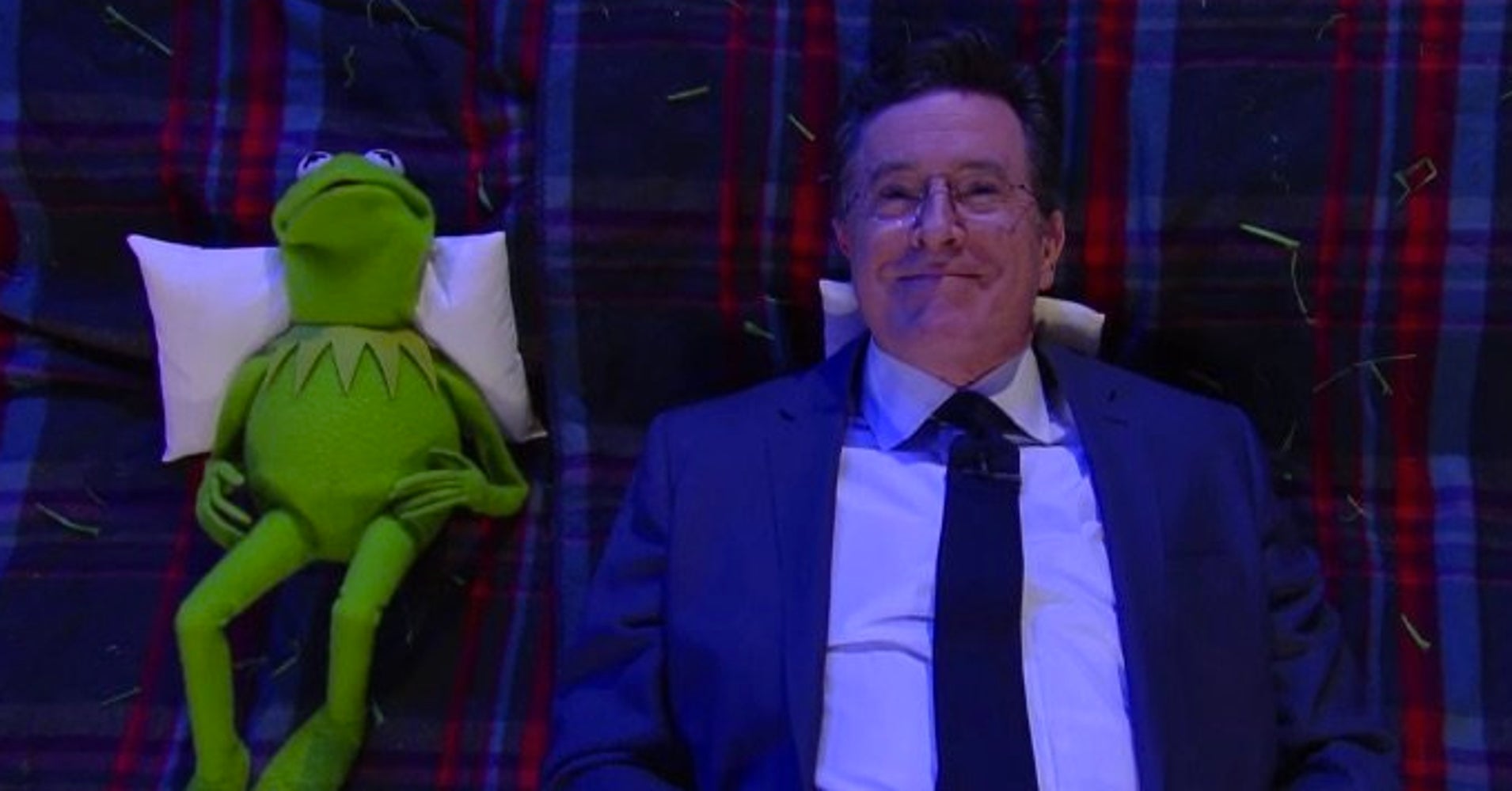 Stephen Colbert Nearly Loses It While Asking Kermit The Big Questions ...