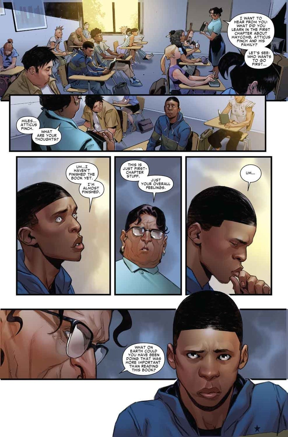Afro Latino Spider Man Miles Morales Steps Into Official Spider Shoes