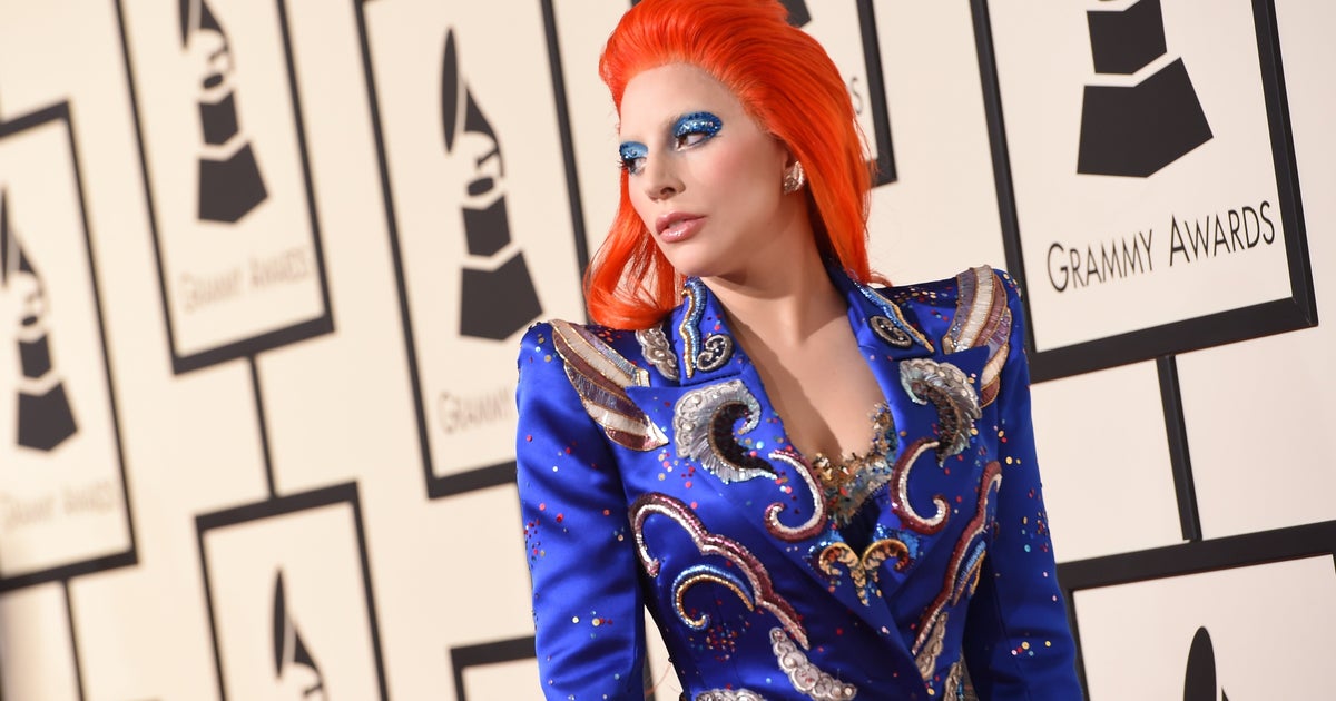Lady Gaga's Grammys Dress Is The Ultimate Style Tribute To David Bowie ...