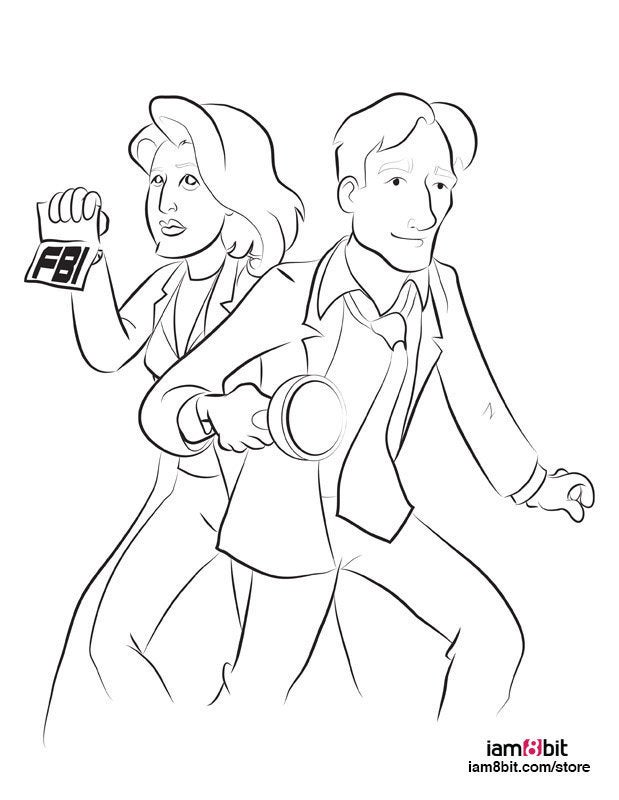 An 'X-Files' Coloring Book For The Believer In Your Life | HuffPost ...