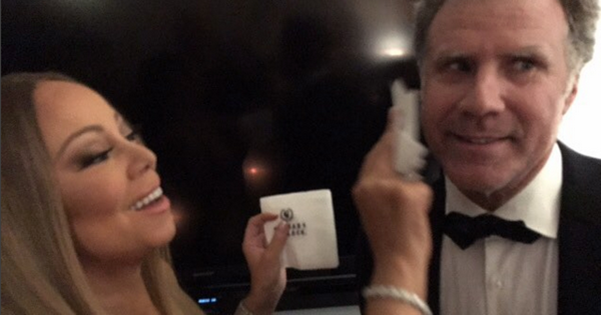 Mariah Carey Does Will Ferrell's Makeup, Reveals She's A Closet 'Elf ...