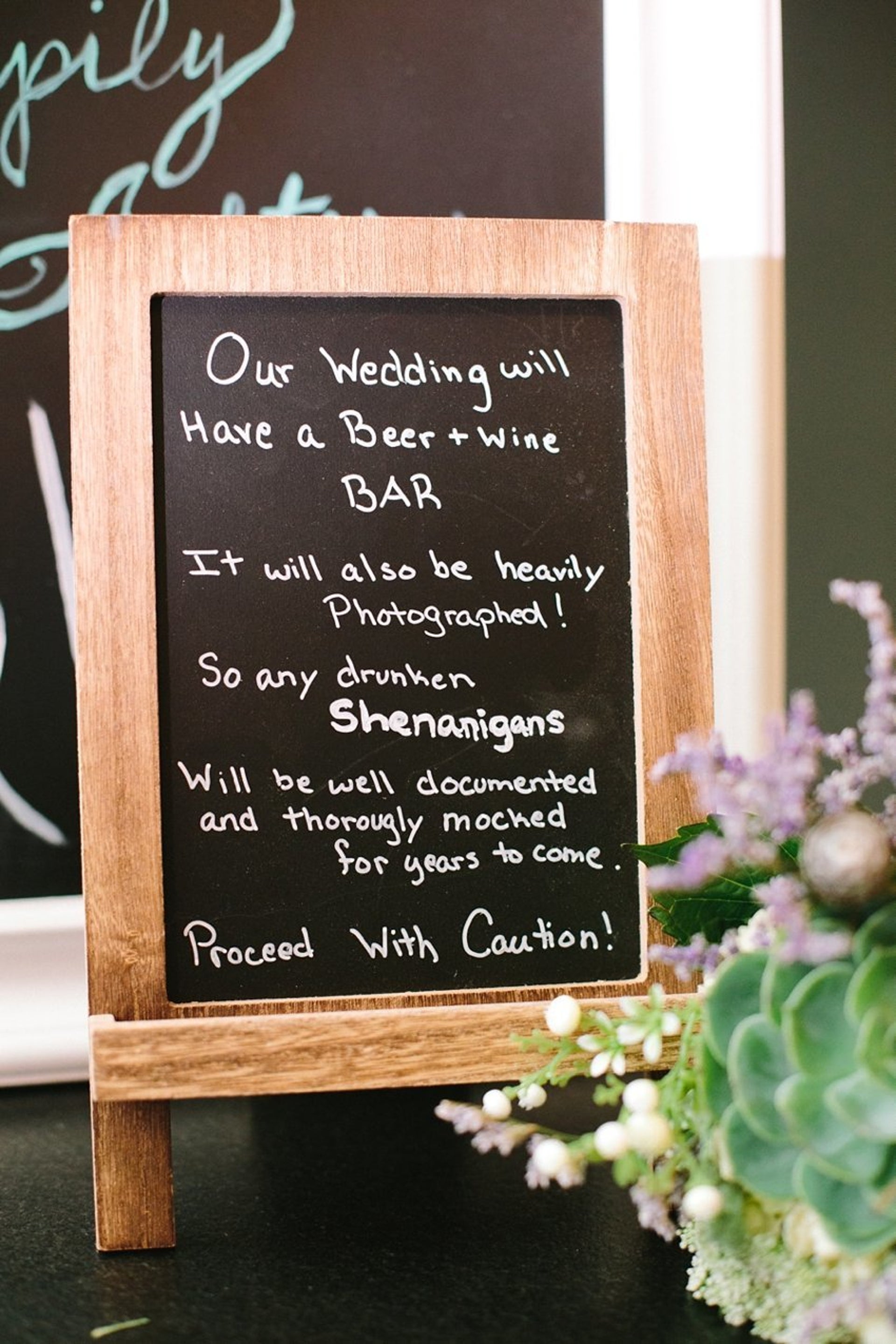 17 Cheeky Wedding Signs That Will Take Your Party To The Next Level ...