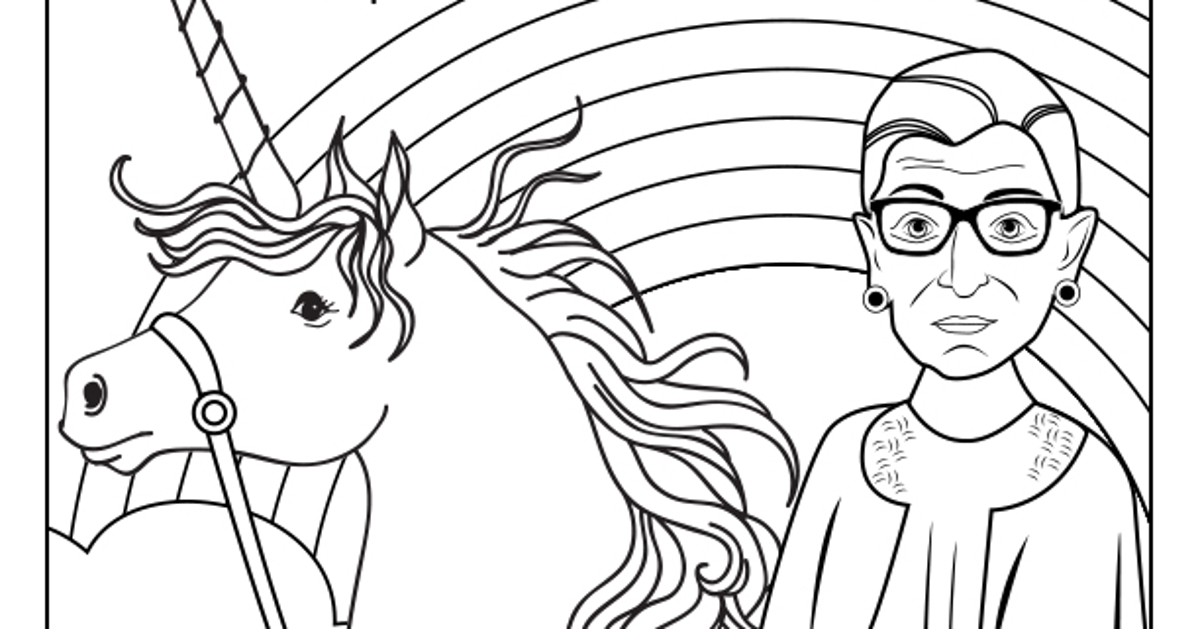 The Notorious RBG Coloring Book Of Our Feminist Dreams Is Here ...
