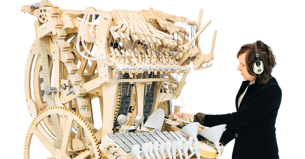 This Crazy Contraption Makes Beautiful Music Using Marbles | HuffPost ...