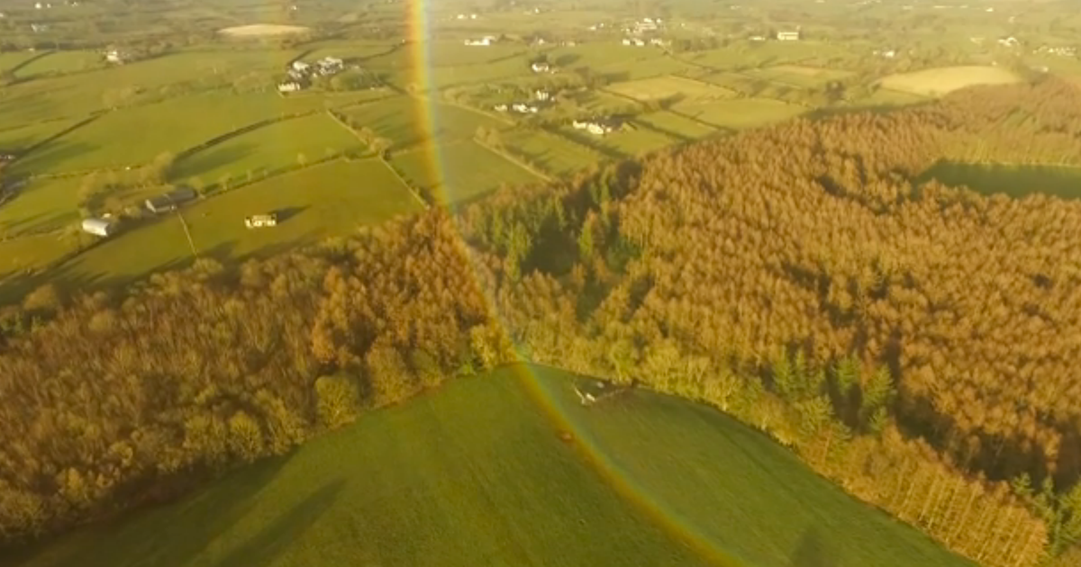 Magical Rainbow Ring Caught On Camera From Drone | HuffPost Impact