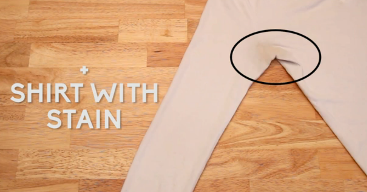 Life Hack: How To Remove Unsightly Armpit Stains From Clothes ...
