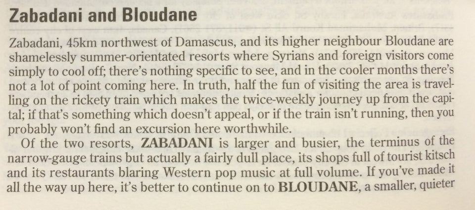 Syria Civil War: Haunting Lonely Planet And Rough Guide Reviews Show ...