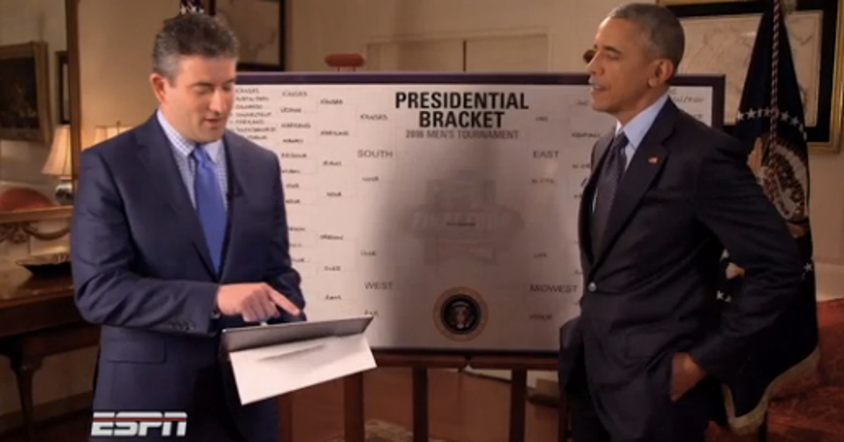 Here Is President Obama's 2016 March Madness Bracket | HuffPost Sports
