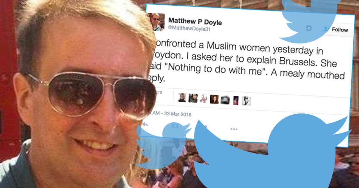 Matthew P Doyle Arrested After Confronting Muslim Woman In Croydon ...